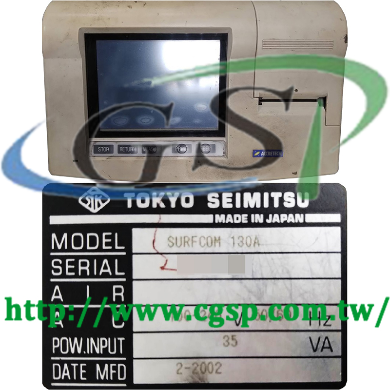 TOKYO SEIMITSU SURFCOM 130A – 暘鎧科技企業有限公司